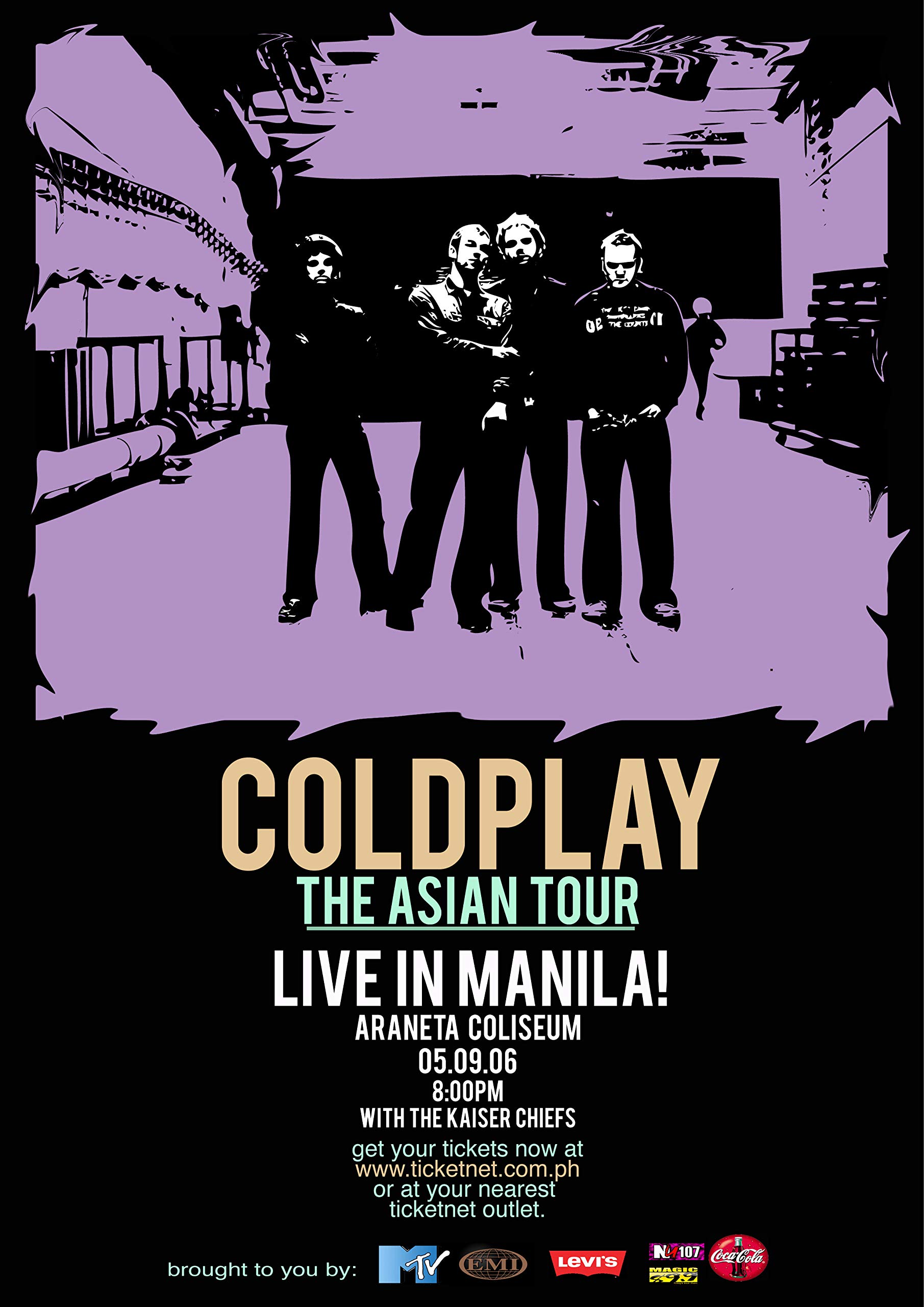 Coldplay Band Tour Big Posters Adventire Of A Lifetime Print ...