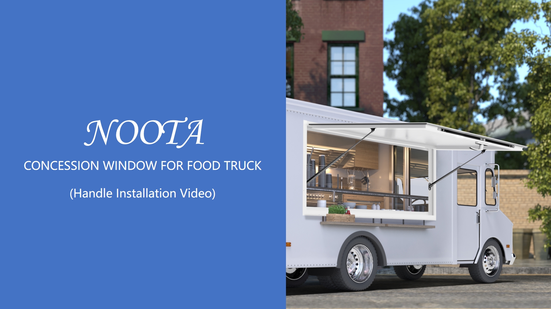 Watch NOOTA Concession Window Handle Installation Video on Amazon Live