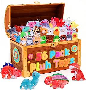 Amazon.com: Destlife 56 Pack Small Stuffed Animals Bulk, Mini Plush ...