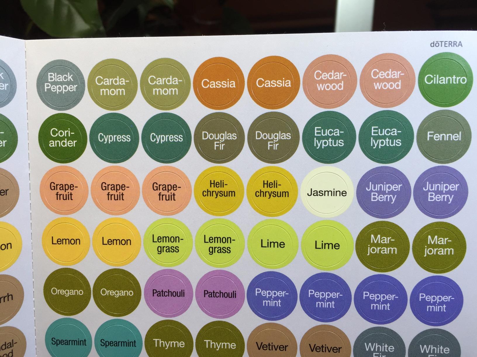 Amazon.com: 2 X New doTERRA Bottle Cap Label Stickers : Office Products