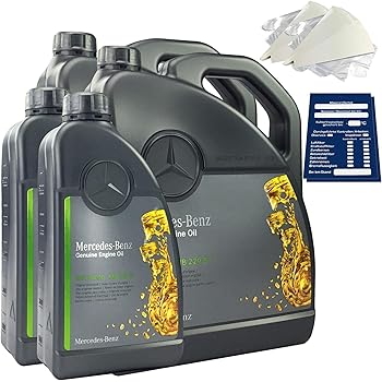 Mercedes-Benz Original Engine Oil Set 5W-30 MB 229.51 10 Litres: Amazon ...