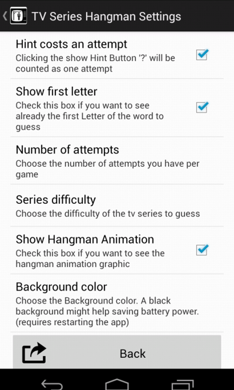 TV Series Hangman Free - App on Amazon Appstore