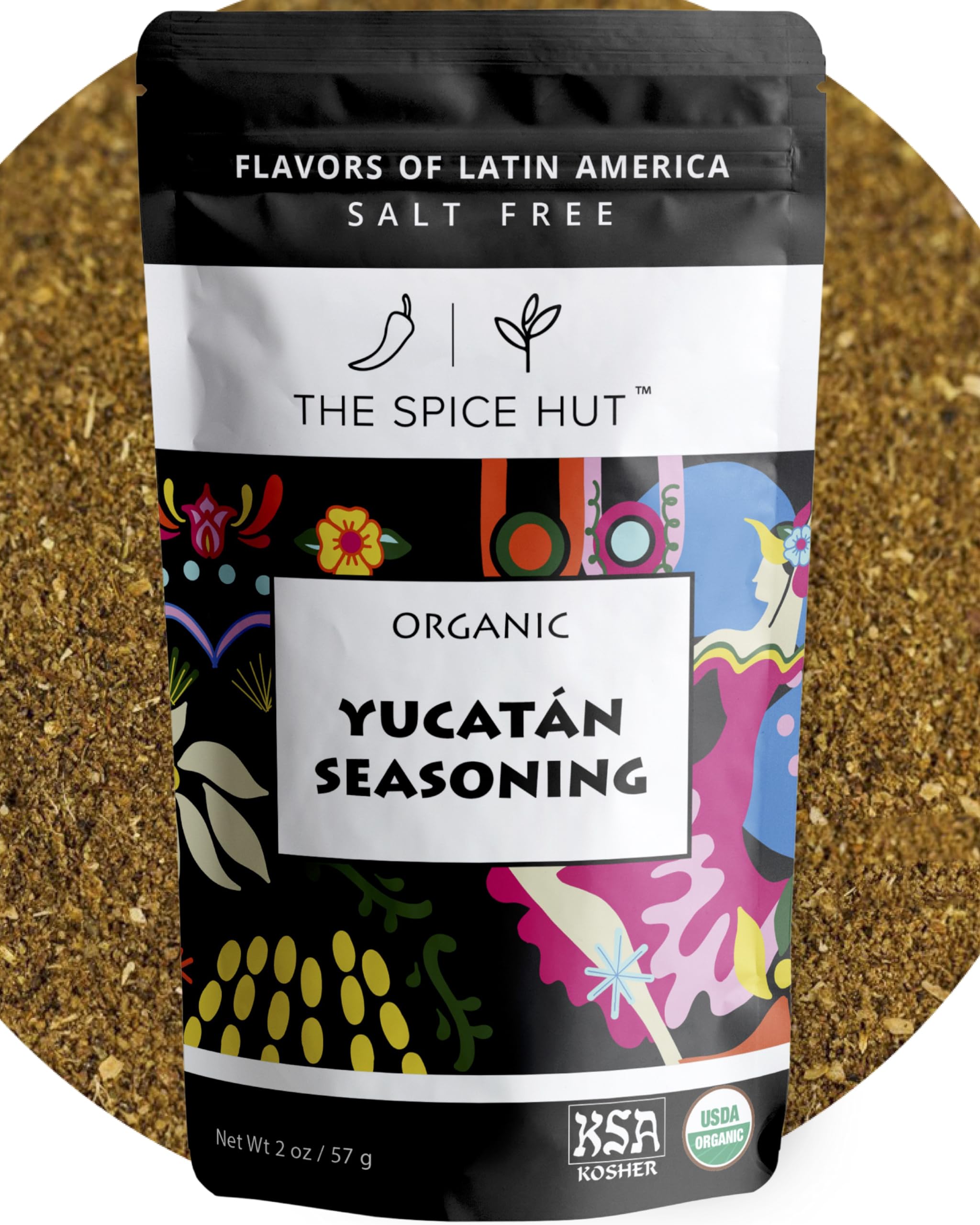 Amazon.com : Organic Yucatan Seasoning Mix, Salt-Free, Authentic Latin ...