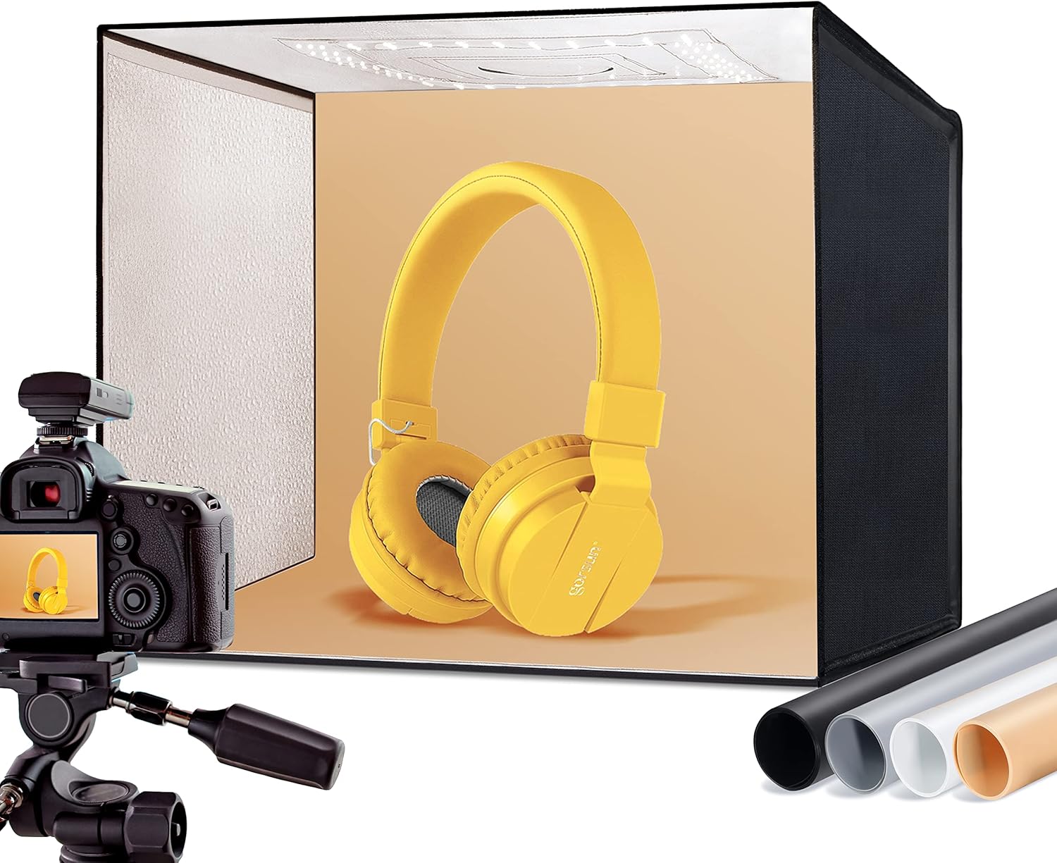 Amazon.com : RALENO Light Box Photography,16"x12" Portable Photo Box ...