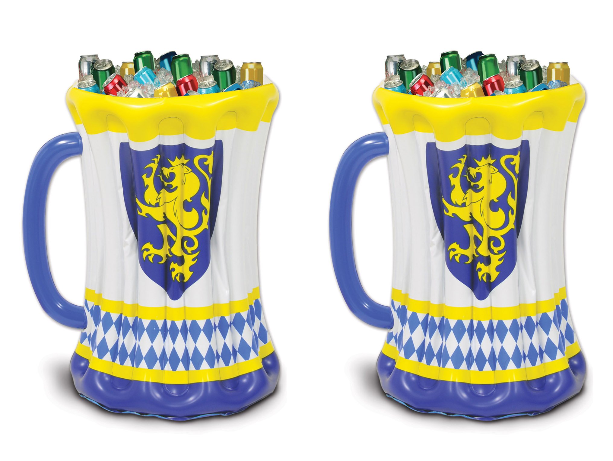 Amazon.com: Inflatable Beer Stein Cooler Pack of 2 : Home & Kitchen