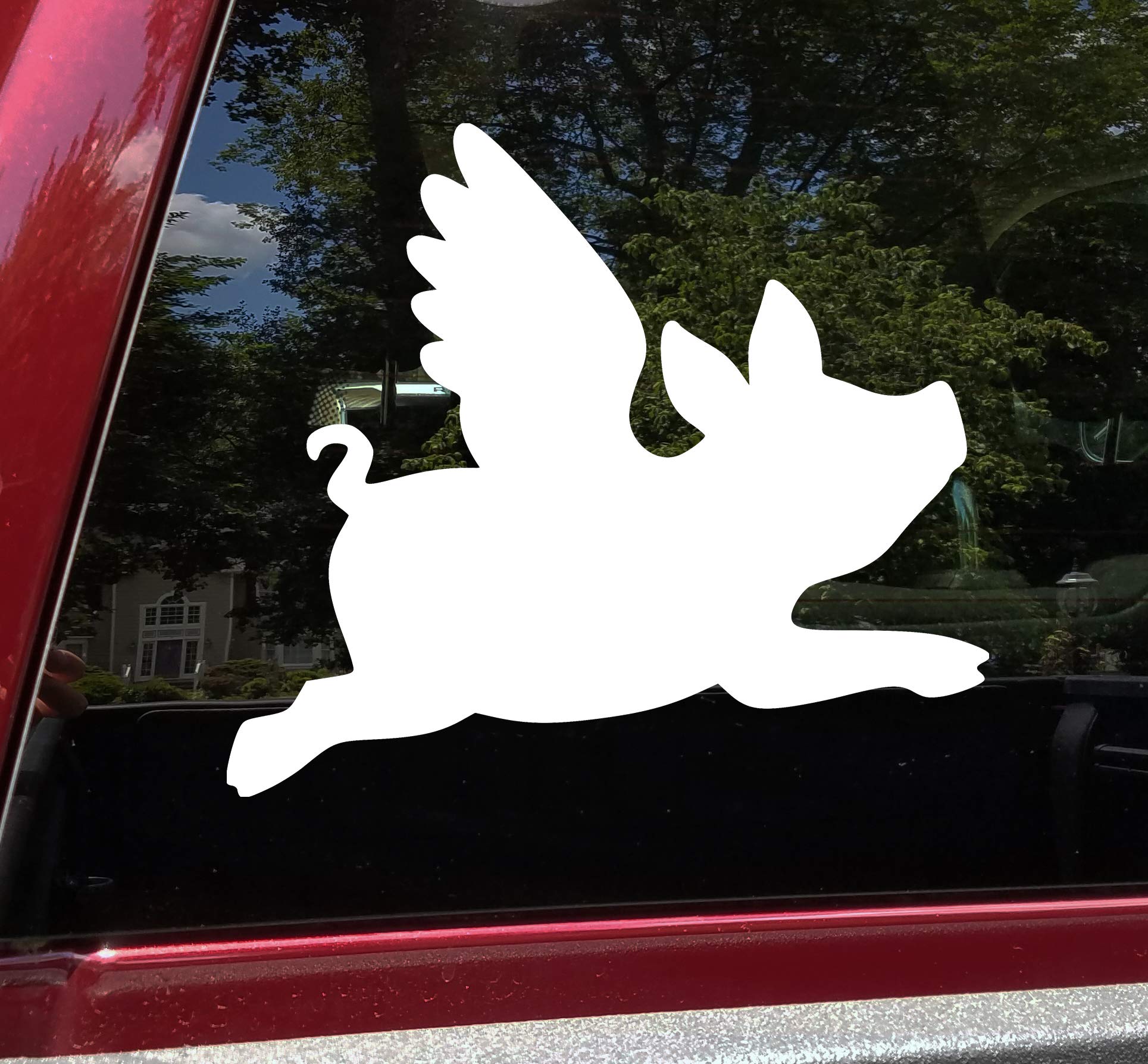 Pig With Wings Silhouette