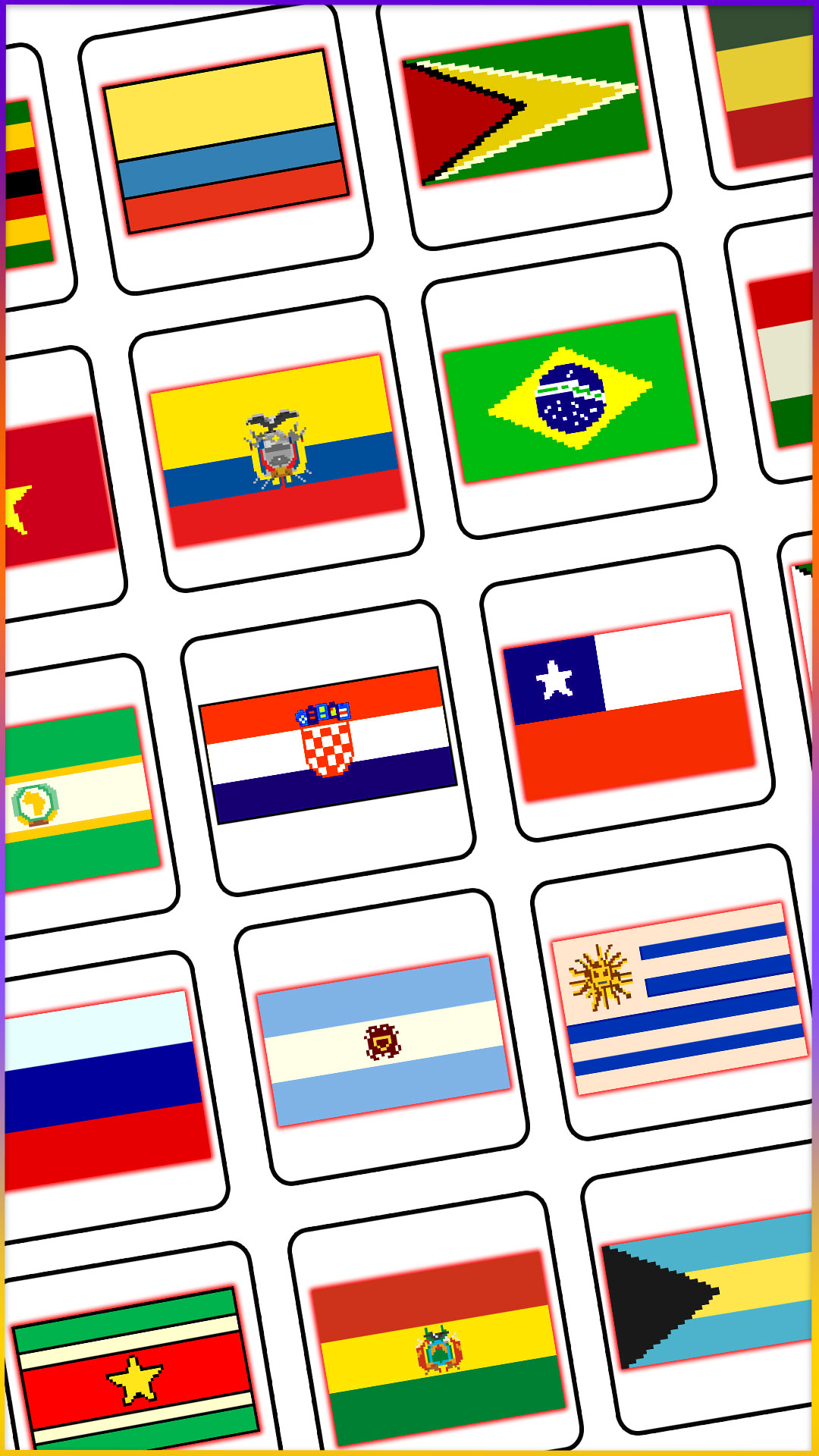 Flags Pixel Art - Coloring Pages - App on Amazon Appstore