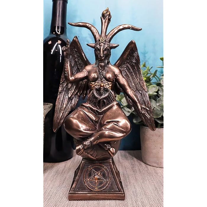 Buy Ebros Eliphaz Levi Sabbatic Goat Baphomet Statue 9.25" Tall Solve ...
