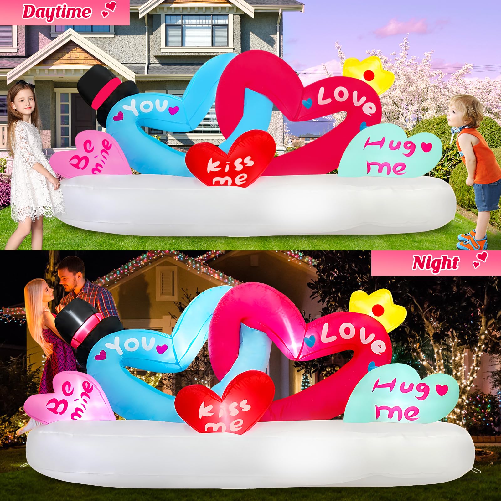 Snapklik.com : 6 FT Long Inflatable Valentines Day Decorations ...