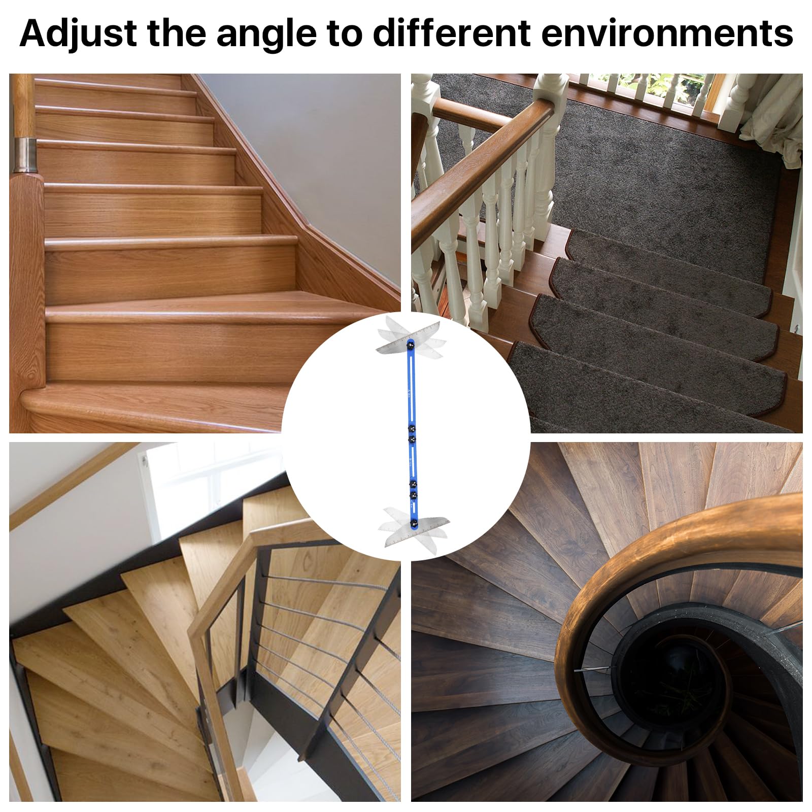 Snapklik.com : MFEHOME Stair Tread Template Tool,Stair Tread Gauge ...