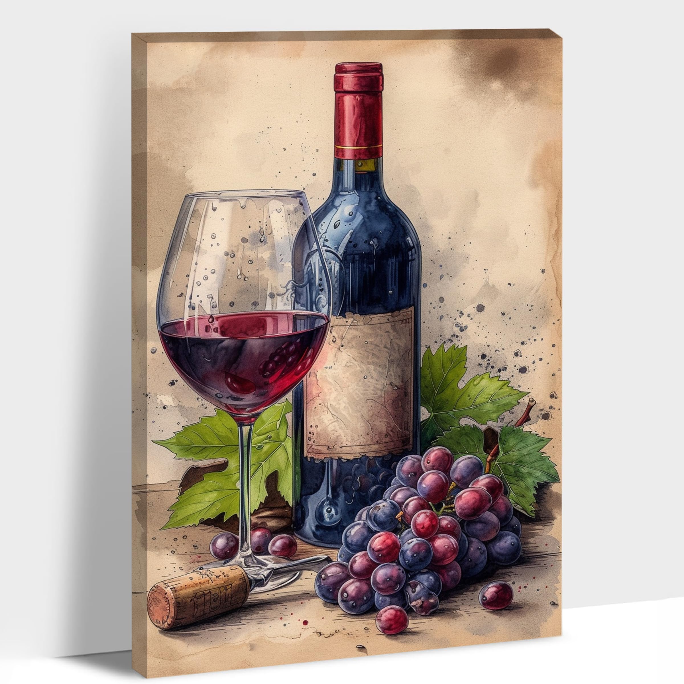 Wine Grapes Art