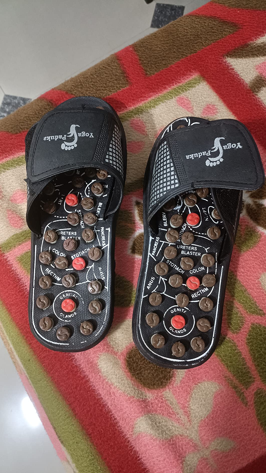 ZURU BUNCH® Acupressure Yoga Paduka Sandals/Foot Massager Slipper ...