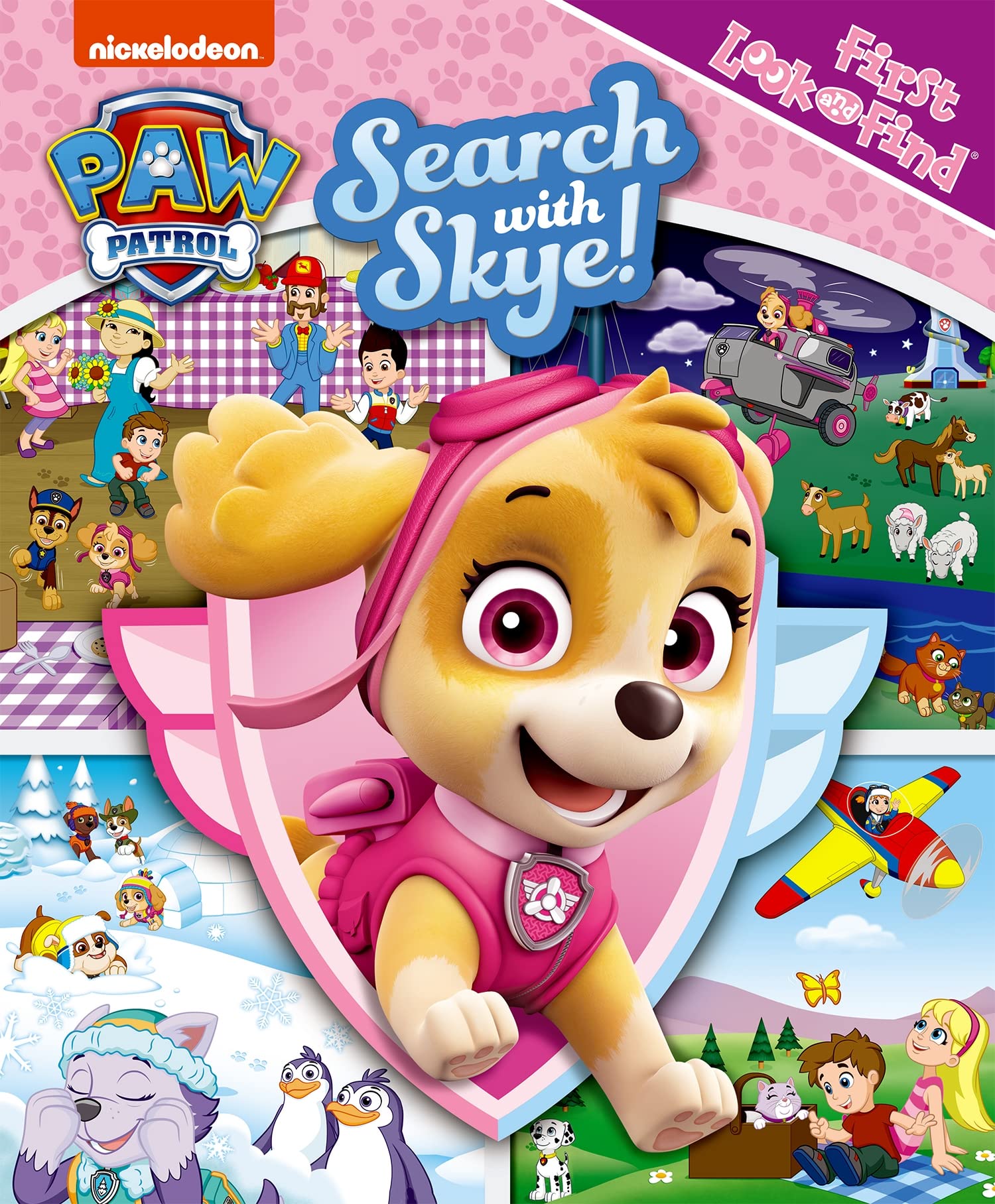 Nickelodeon Paw Patrol Search With Skye First Look And Find ...