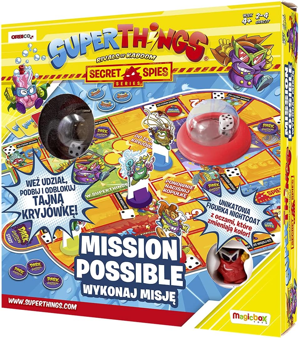 Superthings Mission Possible Mission Guide board game : Amazon.co.uk ...