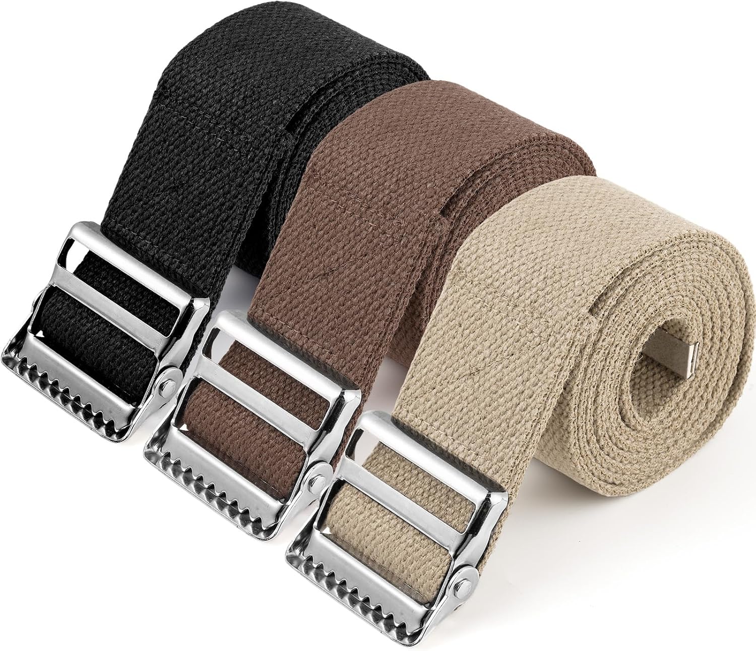Amazon.com: Xtinmee 3 Pcs 60" Transfer and Gait Belt with Metal Buckles ...