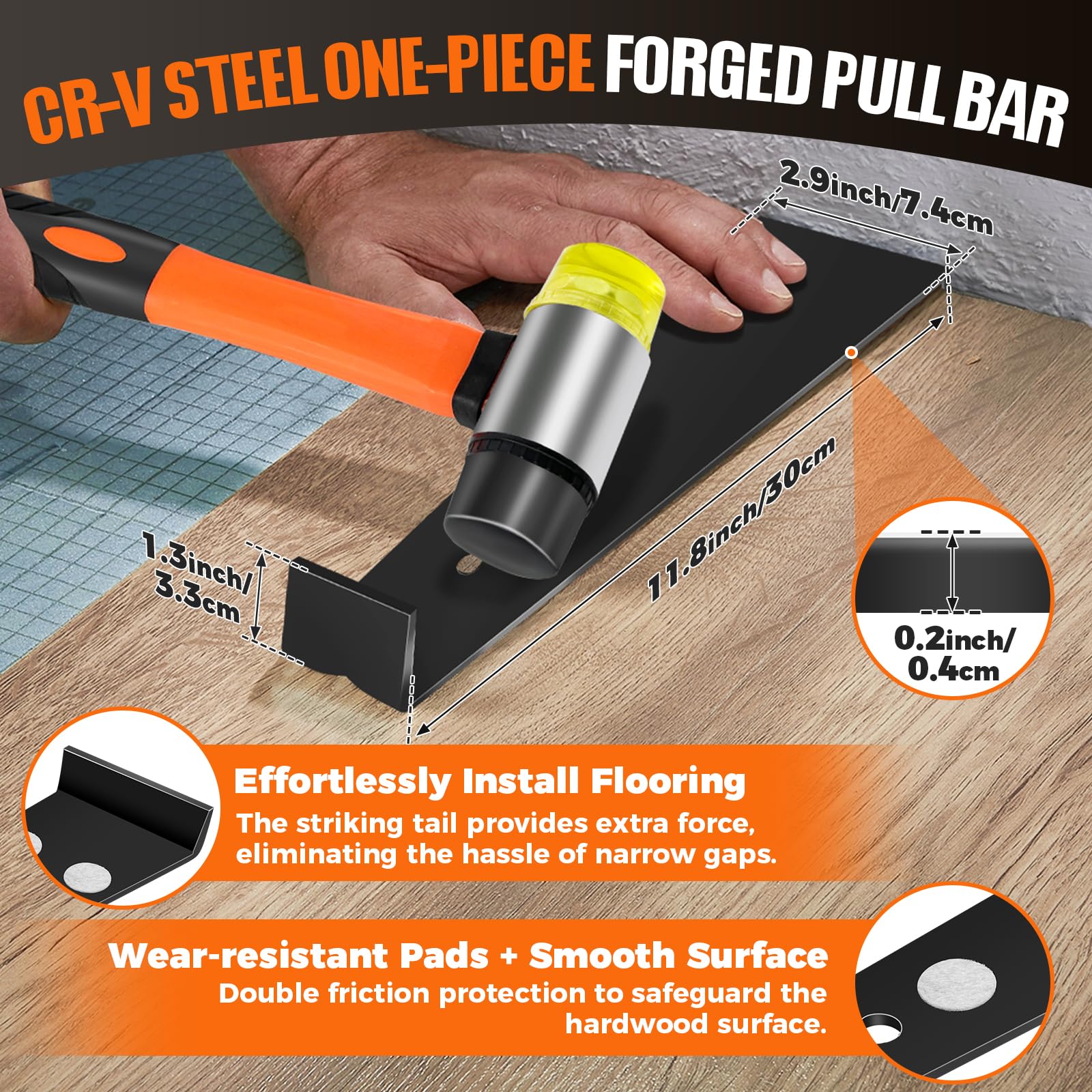 Flooring Mallet Pull Bar Goldblatt Laminate Flooring Installation Kit ...