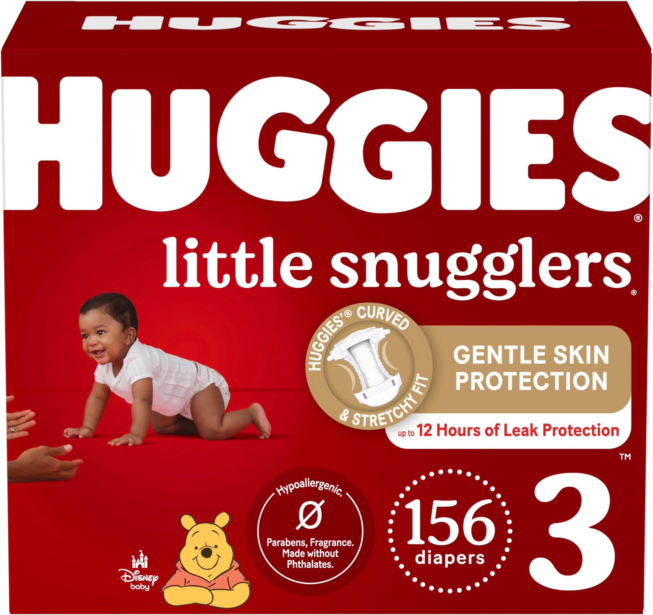 Amazon.com: Huggies Overnites Nighttime Diapers, Size 3, 80 Ct : Baby