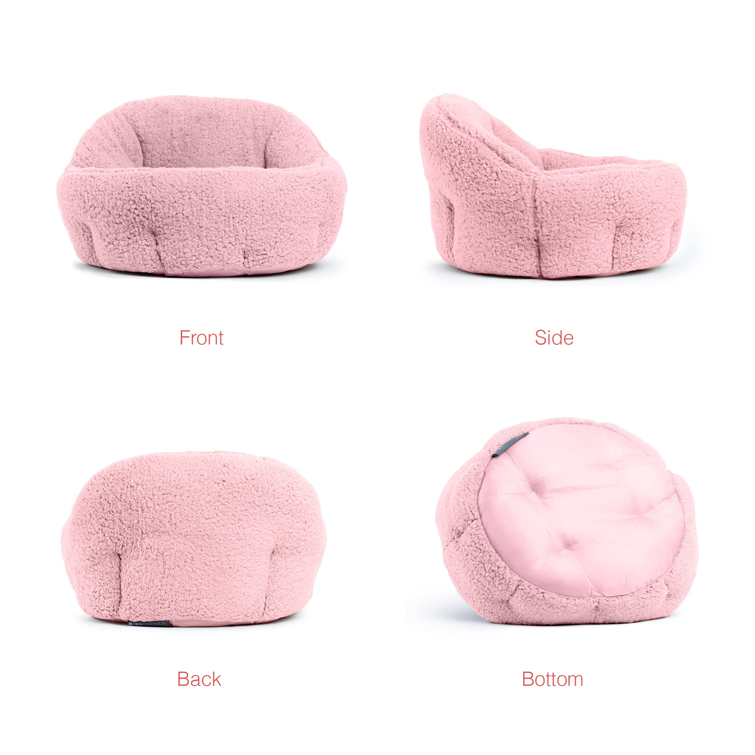 Best Friends by Sheri OrthoComfort Deep Dish Cuddler Sherpa Cat and Dog ...