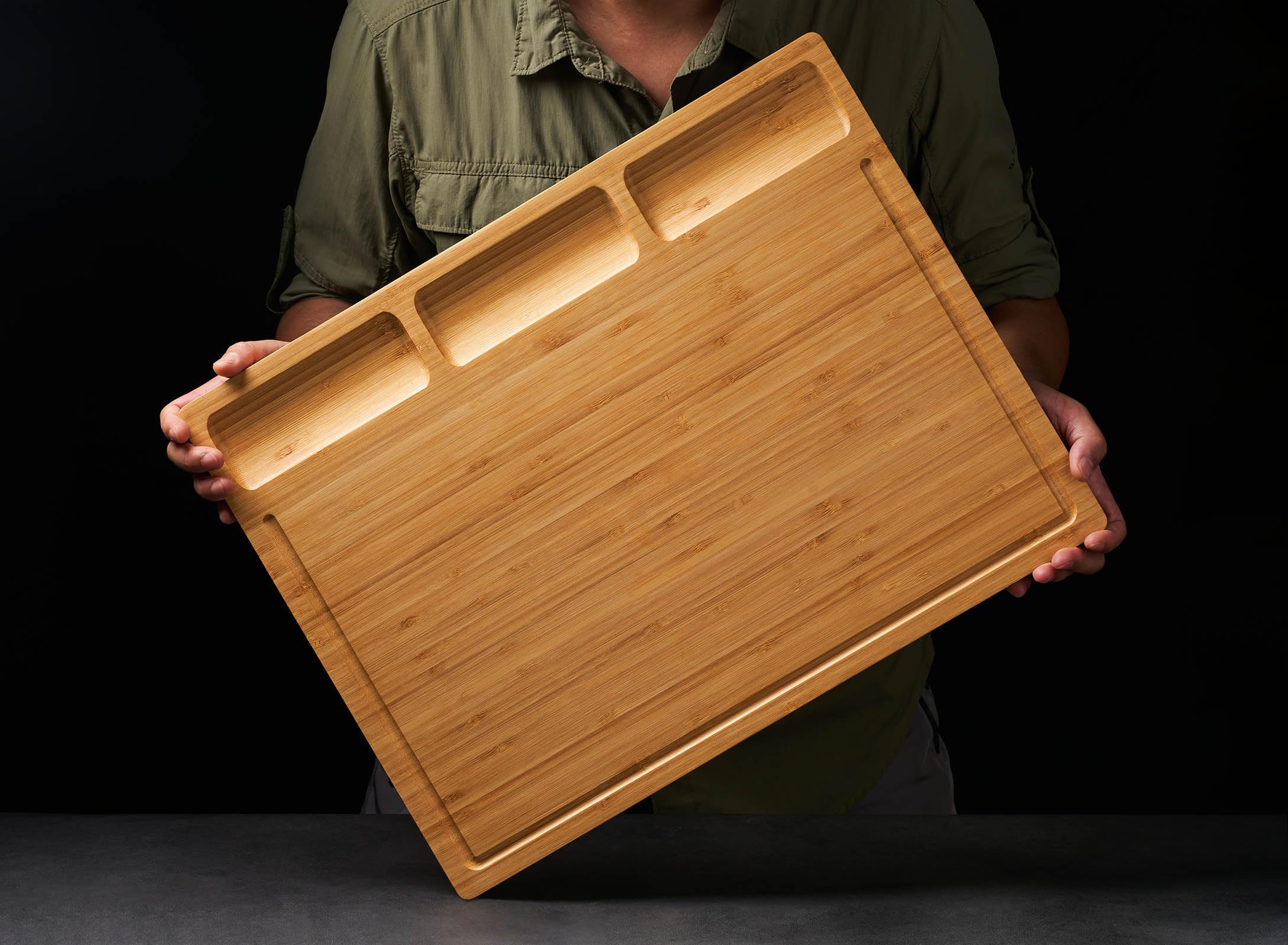 Snapklik.com : Cutting Board For Kitchen, 20x15" Extra Large Wood ...