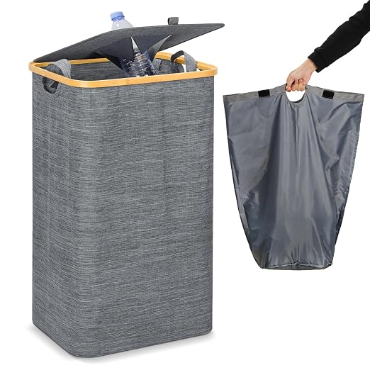 Amazon.com: 100L Recycling Bin for Kitchen Indoor Home, Large Capacity ...