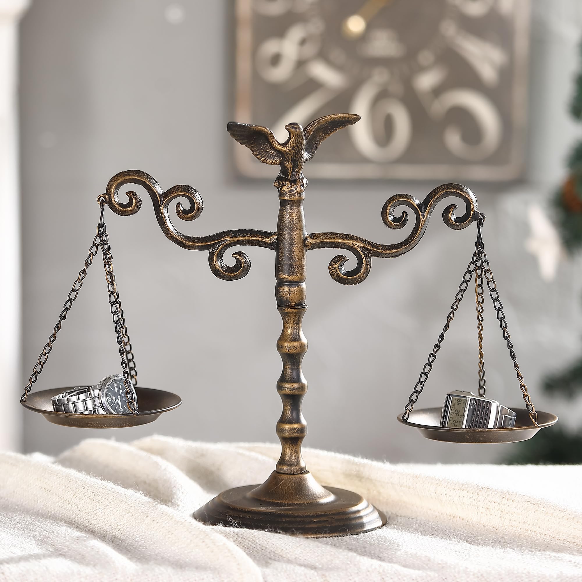 Vintage Scales Of Justice Vintage 9ct Gold Scales Charm, Scales Of