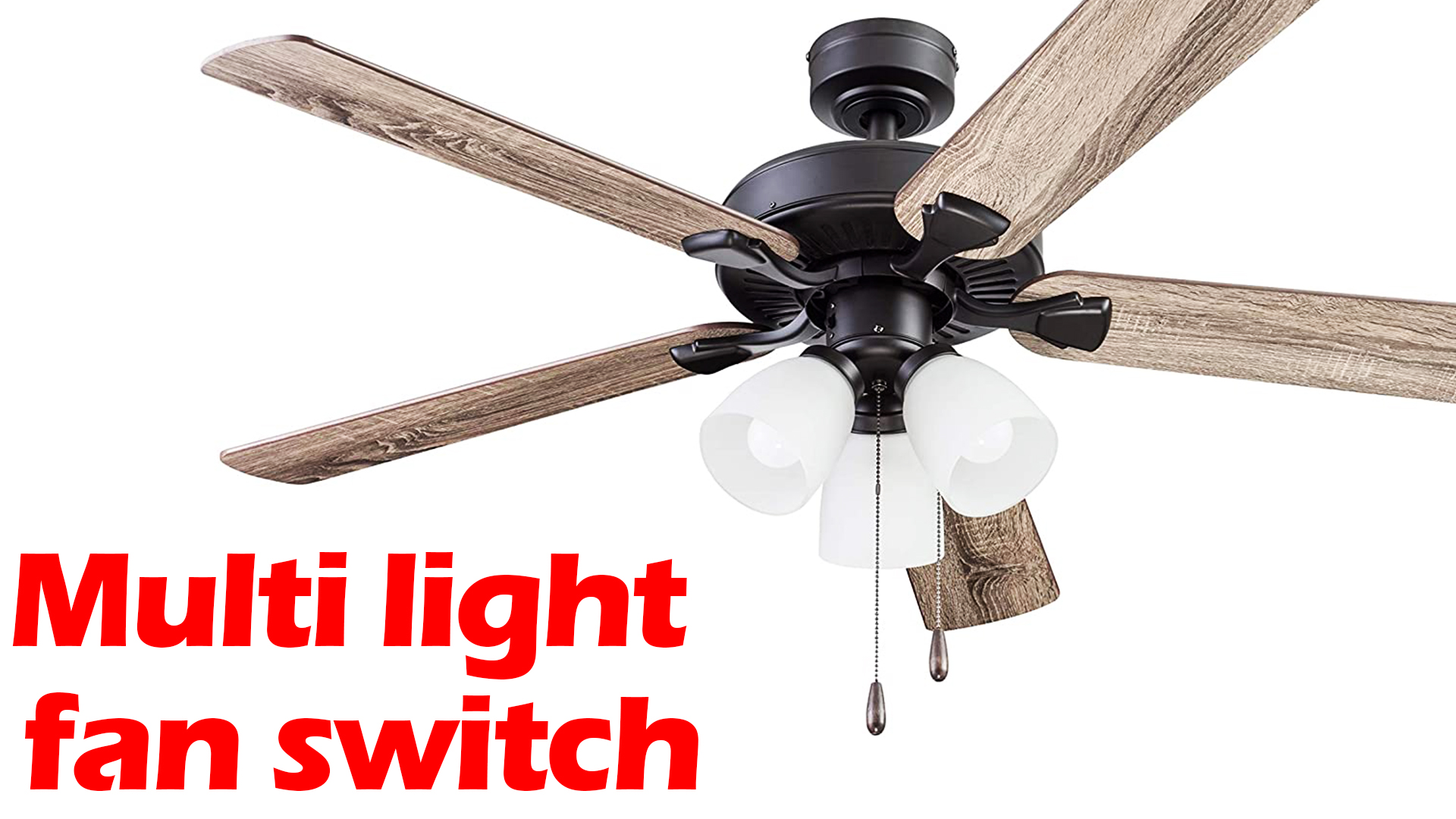 Watch How To Replace 3-Way Light Pull Chain Switch On Ceiling Fan on ...