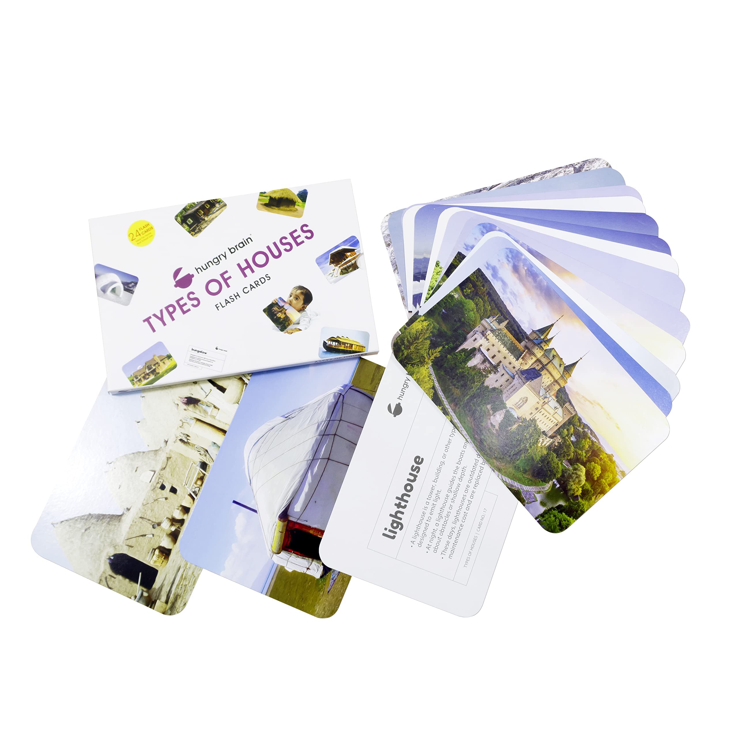 My First Types Of Houses Flash Cards For Toddlers 24 | Desertcart Japan