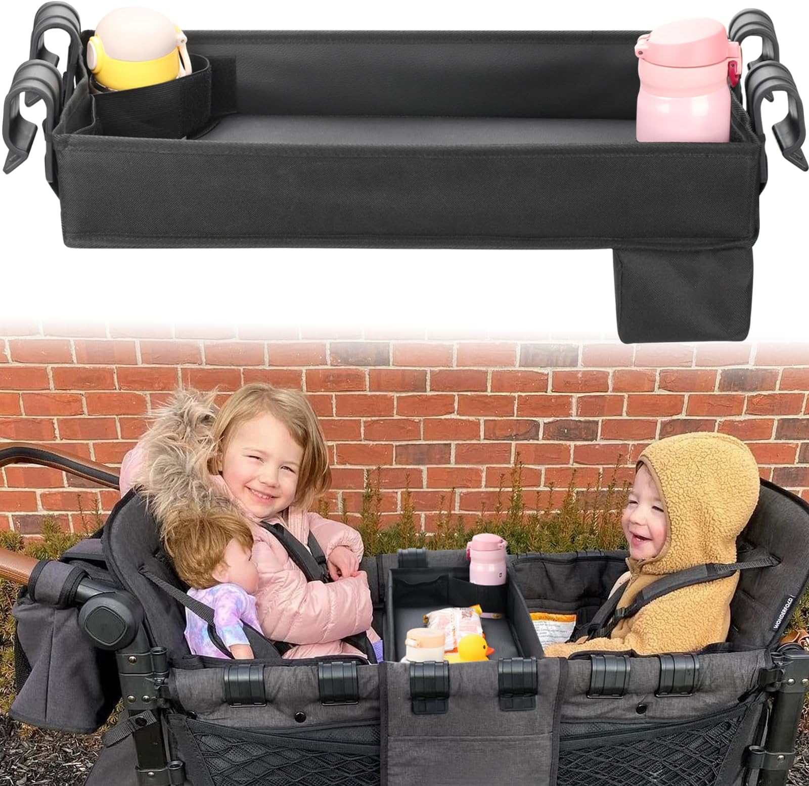Amazon.com : Stroller Snack Tray for Wonderfold Wagon - Upgraded with ...