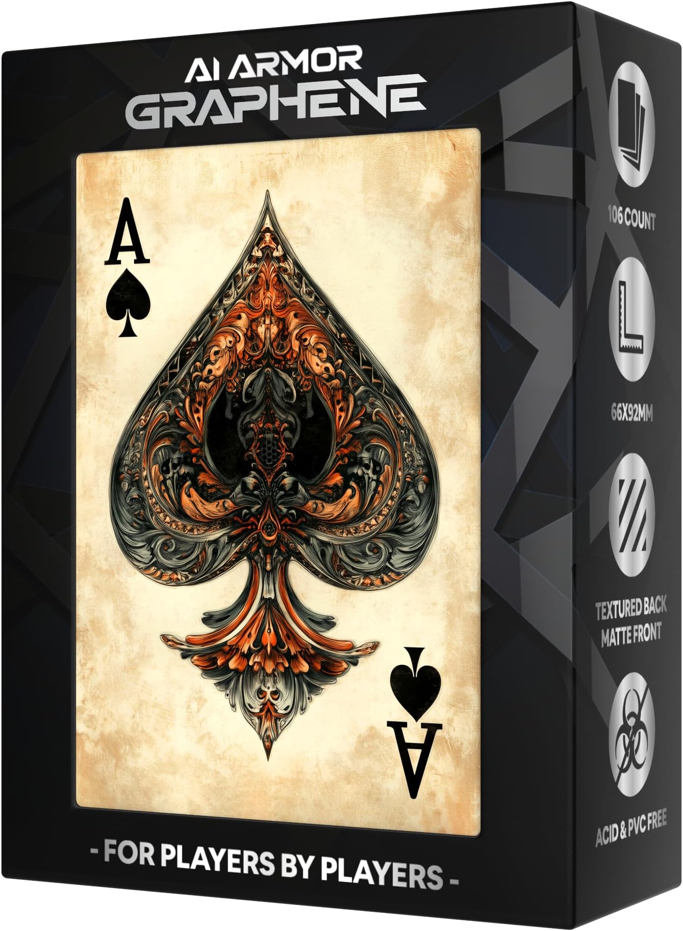 Amazon.com: (Ace of Spades) - 100ct Matte TCG/MTG Card Art Sleeves by ...