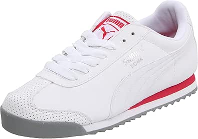 Amazon.com | Puma Women's Roma PSO-W, White/White Silver, 10 B US ...