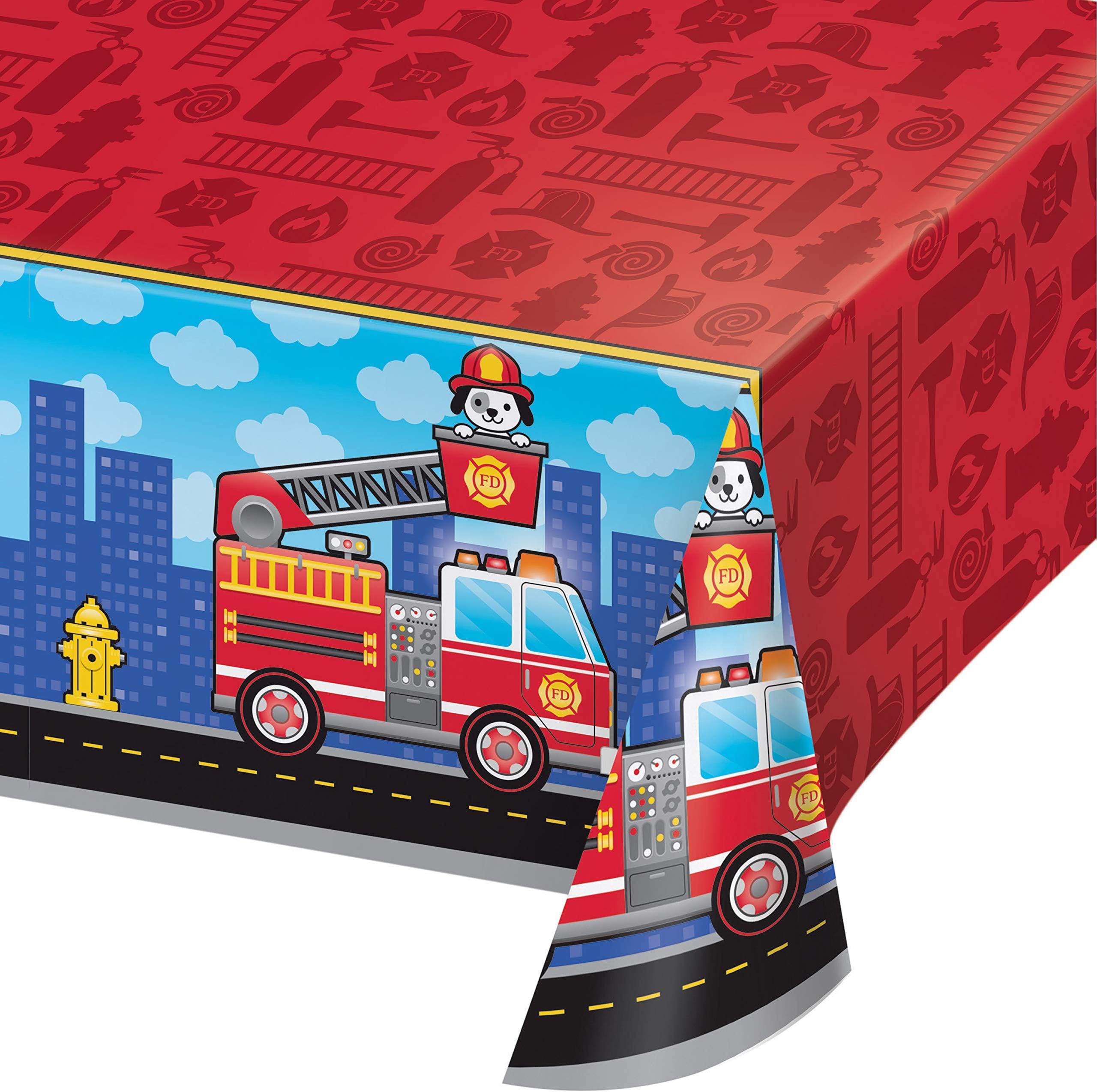 Amazon.com: Creative Converting TABLECOVER All Over Print, 54" X 102 ...