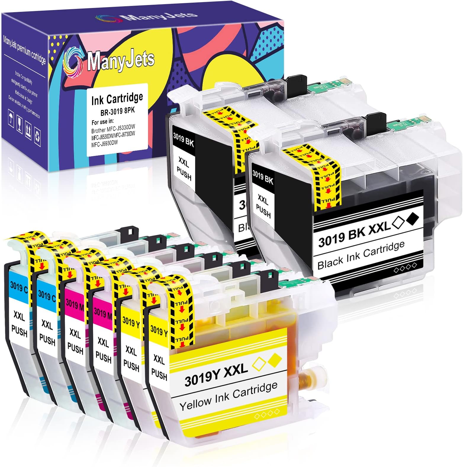 Amazon.com: ManyJets LC3019XXL Compatible Ink Cartridge Replacement for ...