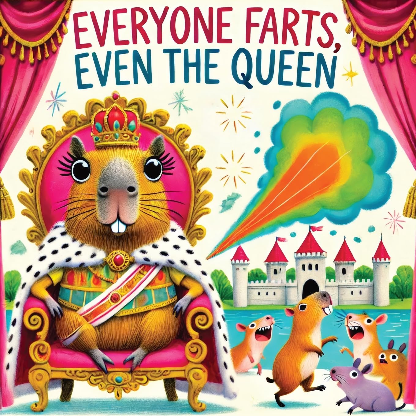 Amazon.com: Everyone Farts, Even the Queen: A Funny Storybook for Kids ...