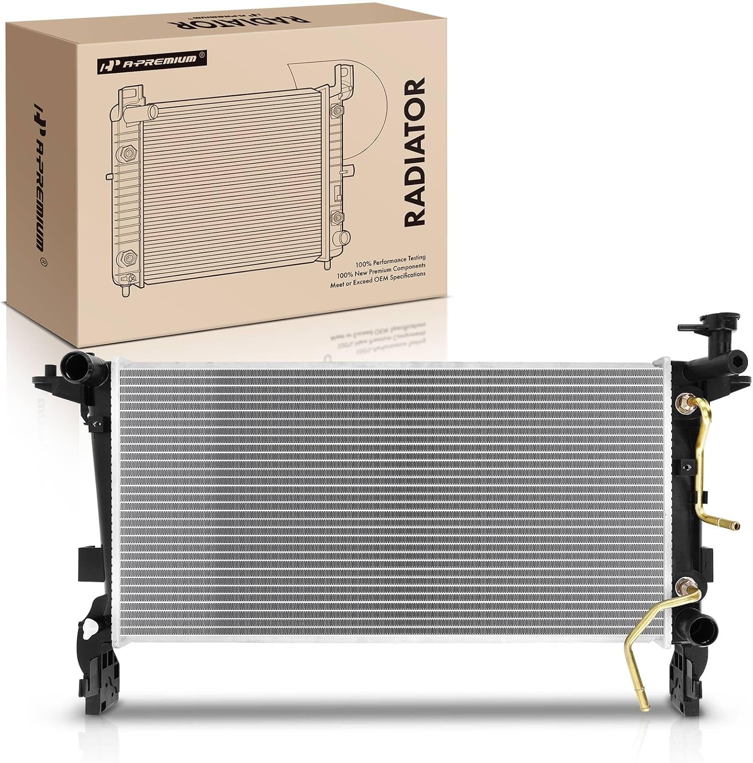 Amazon.com: A-Premium Engine Coolant Radiator Assembly with ...