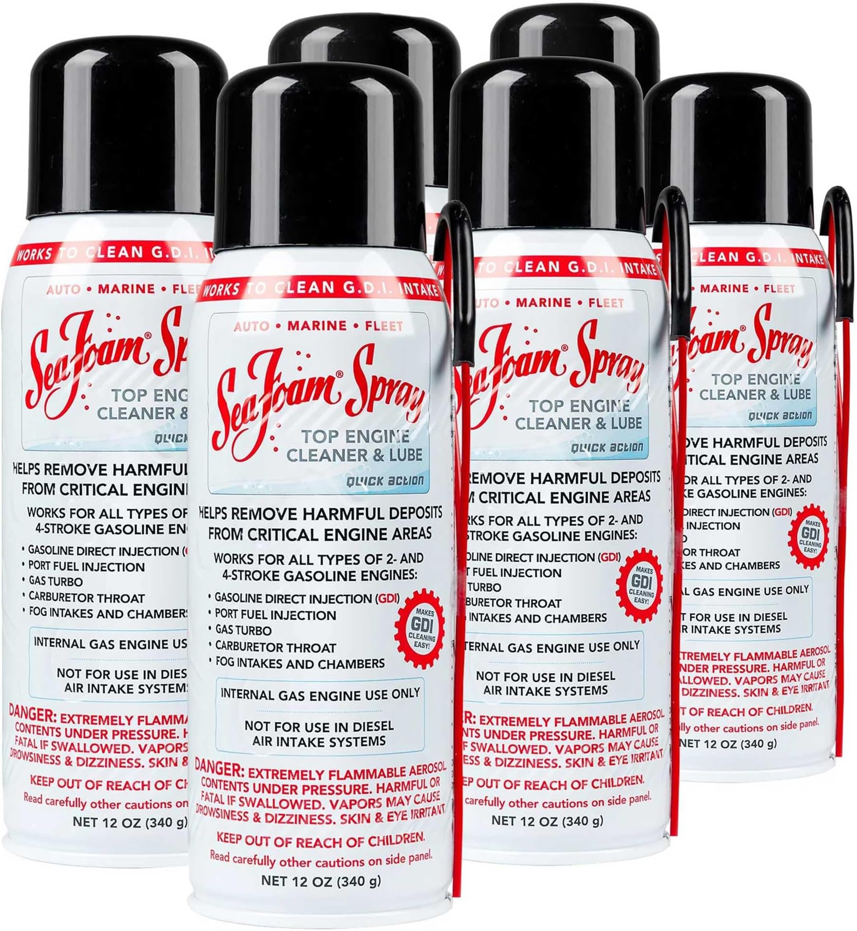 Amazon.com: Sea Foam Spray Engine Intake Valve Cleaner, SS14, 14 oz ...