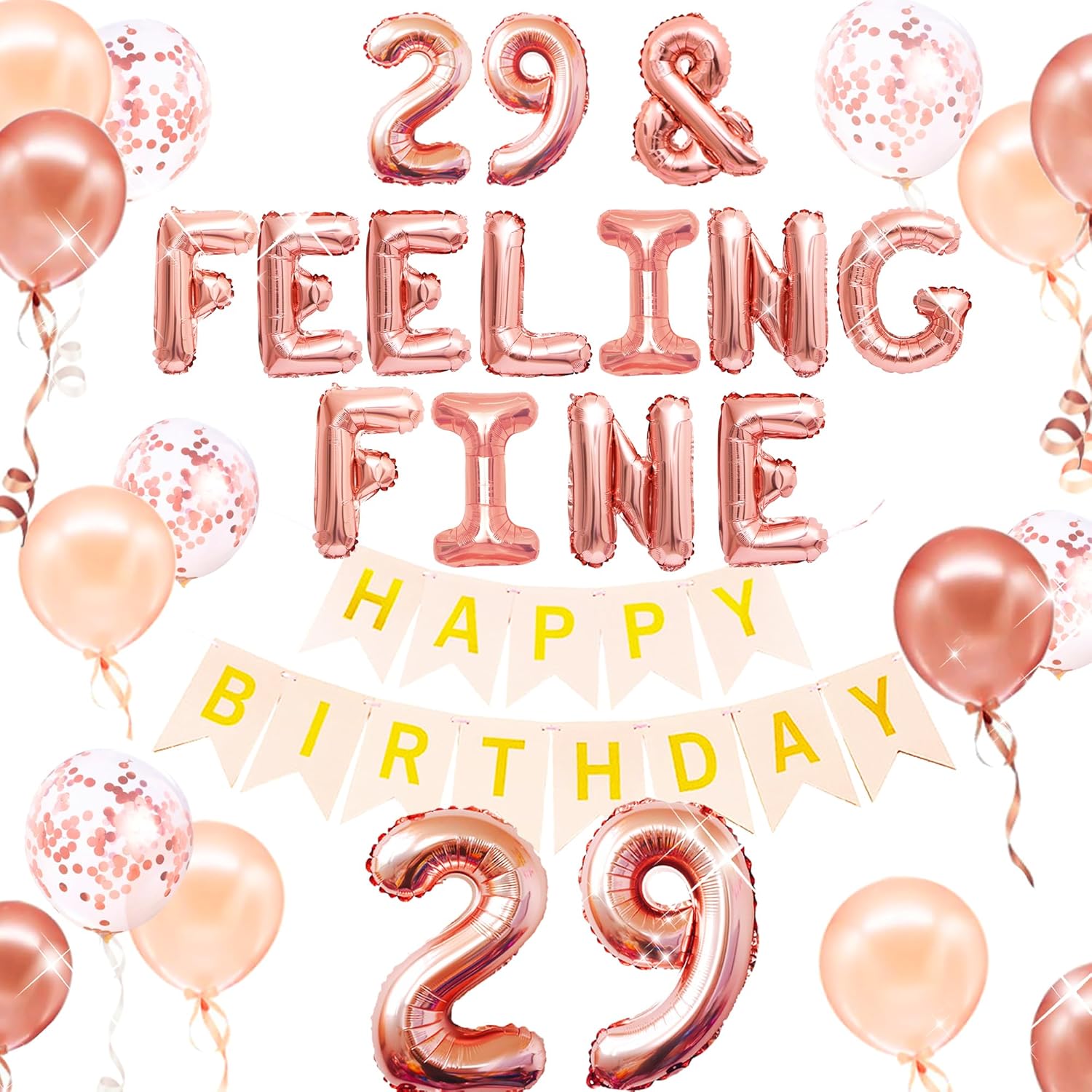 Amazon.com: LaVenty 29 and Feeling Fine Decoration Last Year In my 20S ...