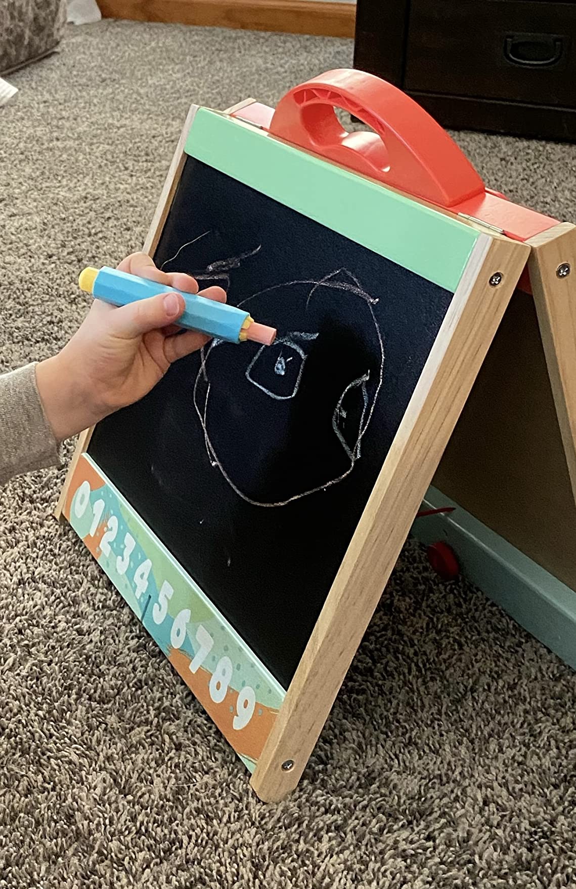 $7/mo - Finance Hape 3 in 1 Tabletop 2 Sided Standing Artwork Easel ...