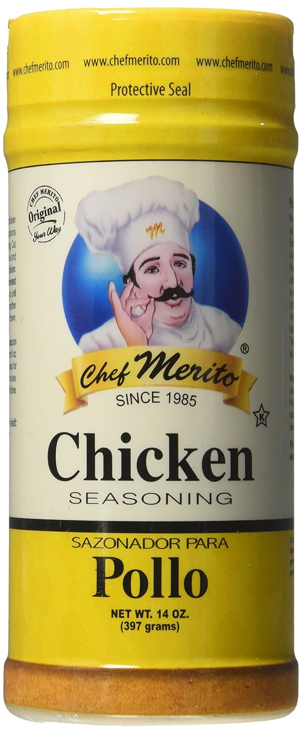 Amazon.com : Chef Merito Chicken Seasoning, 14 Ounce : Mexican ...
