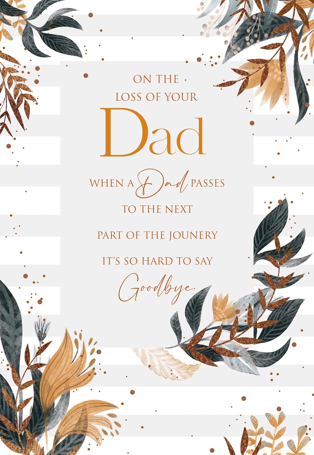Cherry Orchard Sad Loss of Dad Sympathy card from, Condolences on Loss ...