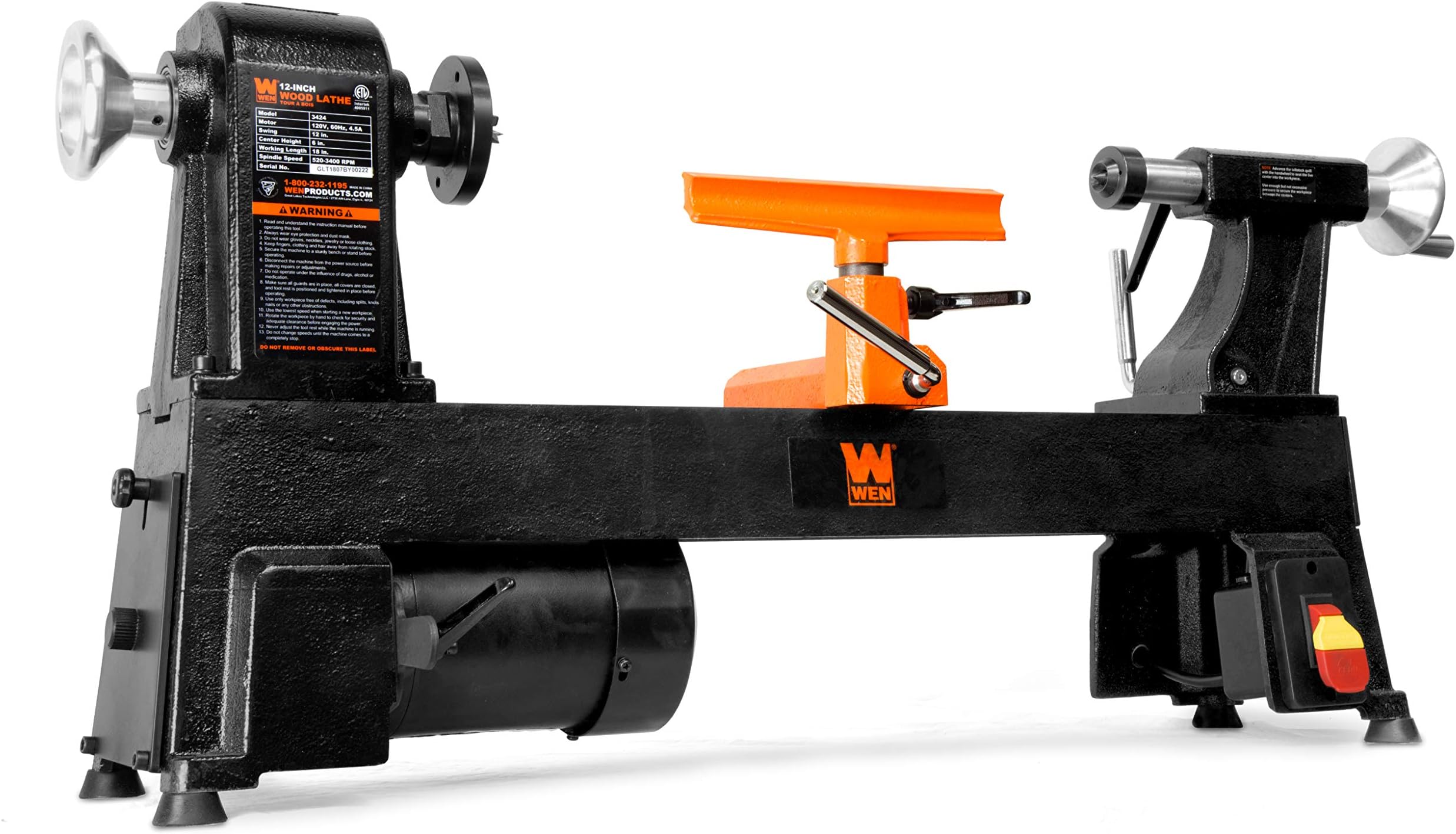 PSI Woodworking TCLC10XB Turncrafter Commander 10" Lathe Extension Bed ...