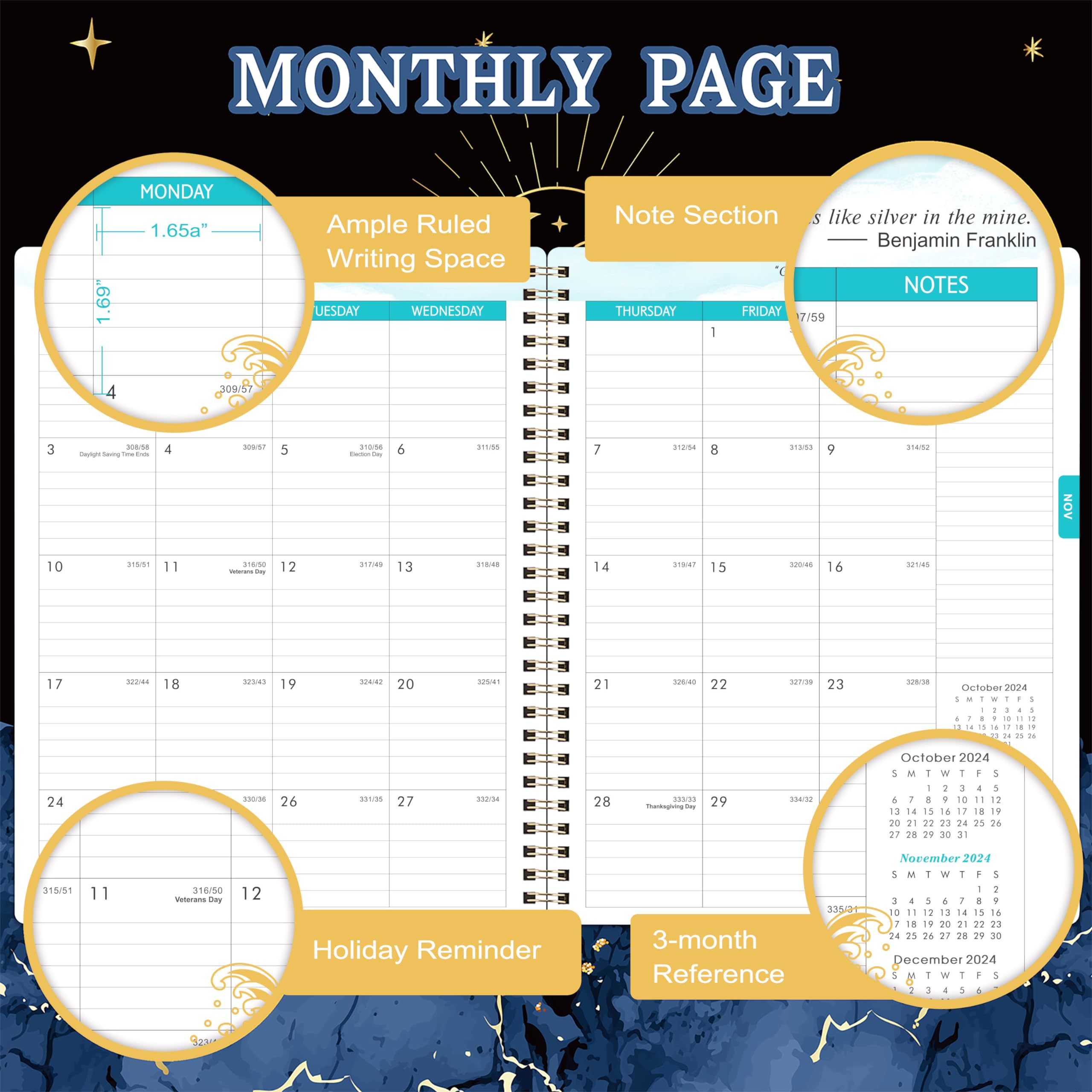 Snapklik.com : Teacher Planner 2024-2025 - Academic Lesson Planner ...