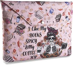 Amazon.com: LParkin Book Sleeve Cover with Zipper, Spicy & Icy Book ...