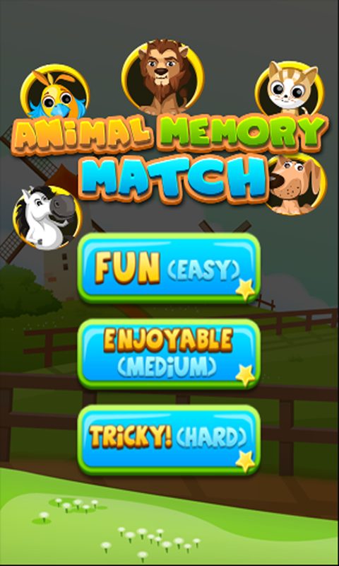 Animal Memory Match for kids game quiz HD:Amazon.com:Appstore for Android