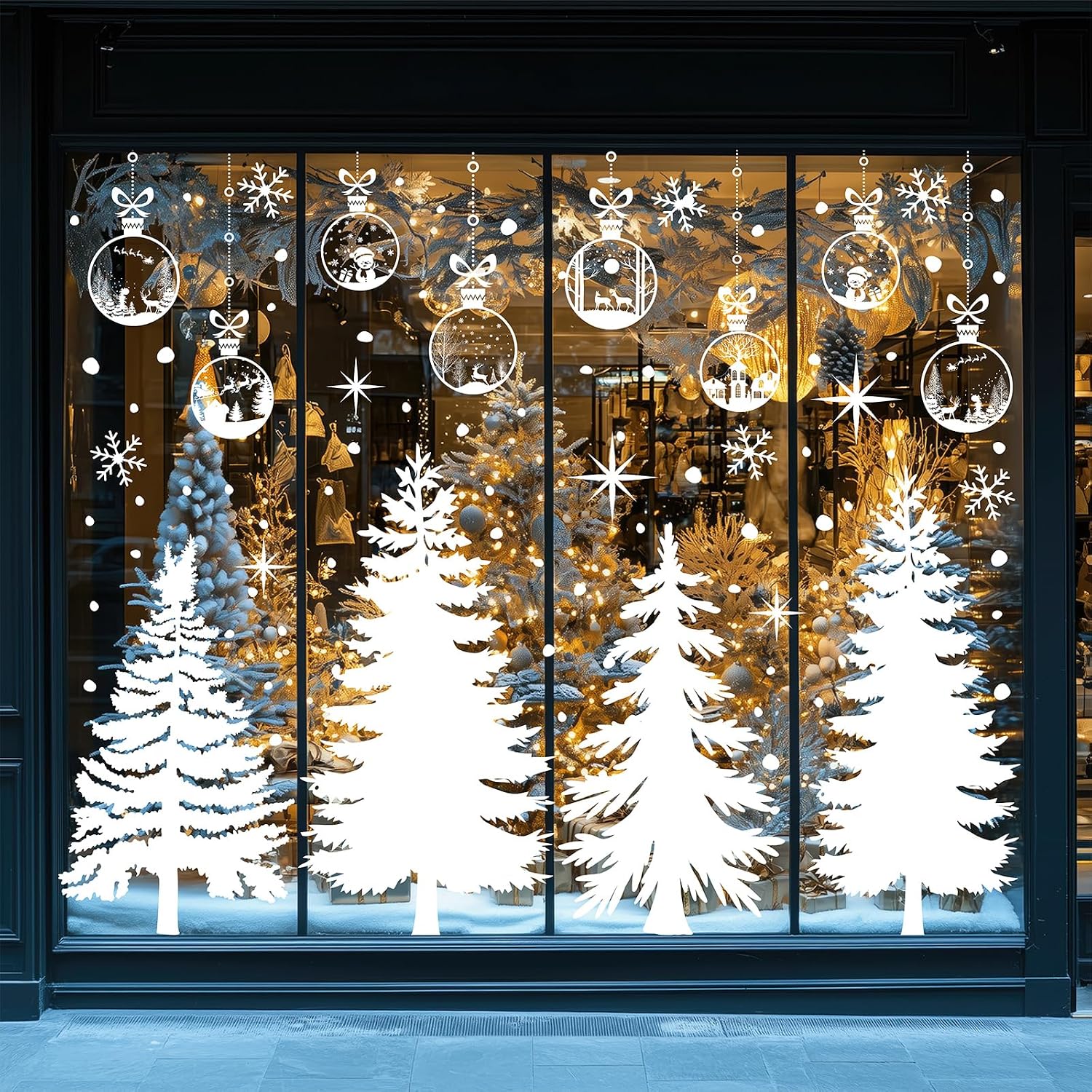 Amazon.com: JarThenaAMCS 13.8 * 35.4'' Extra Large Winter Christmas ...
