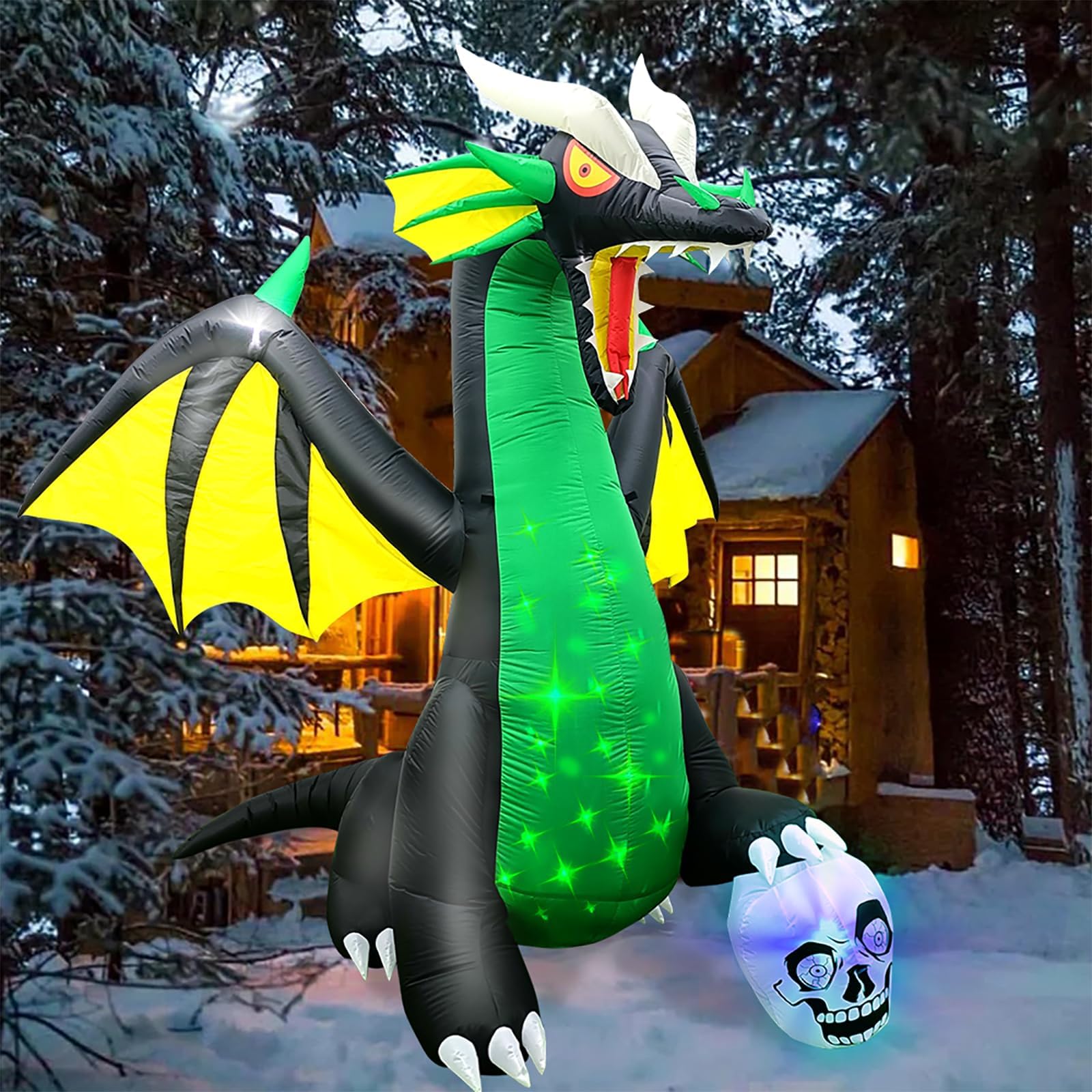 Amazon.com: 6 Foot Tall - Airblown Inflatable Animated LED Fire ...