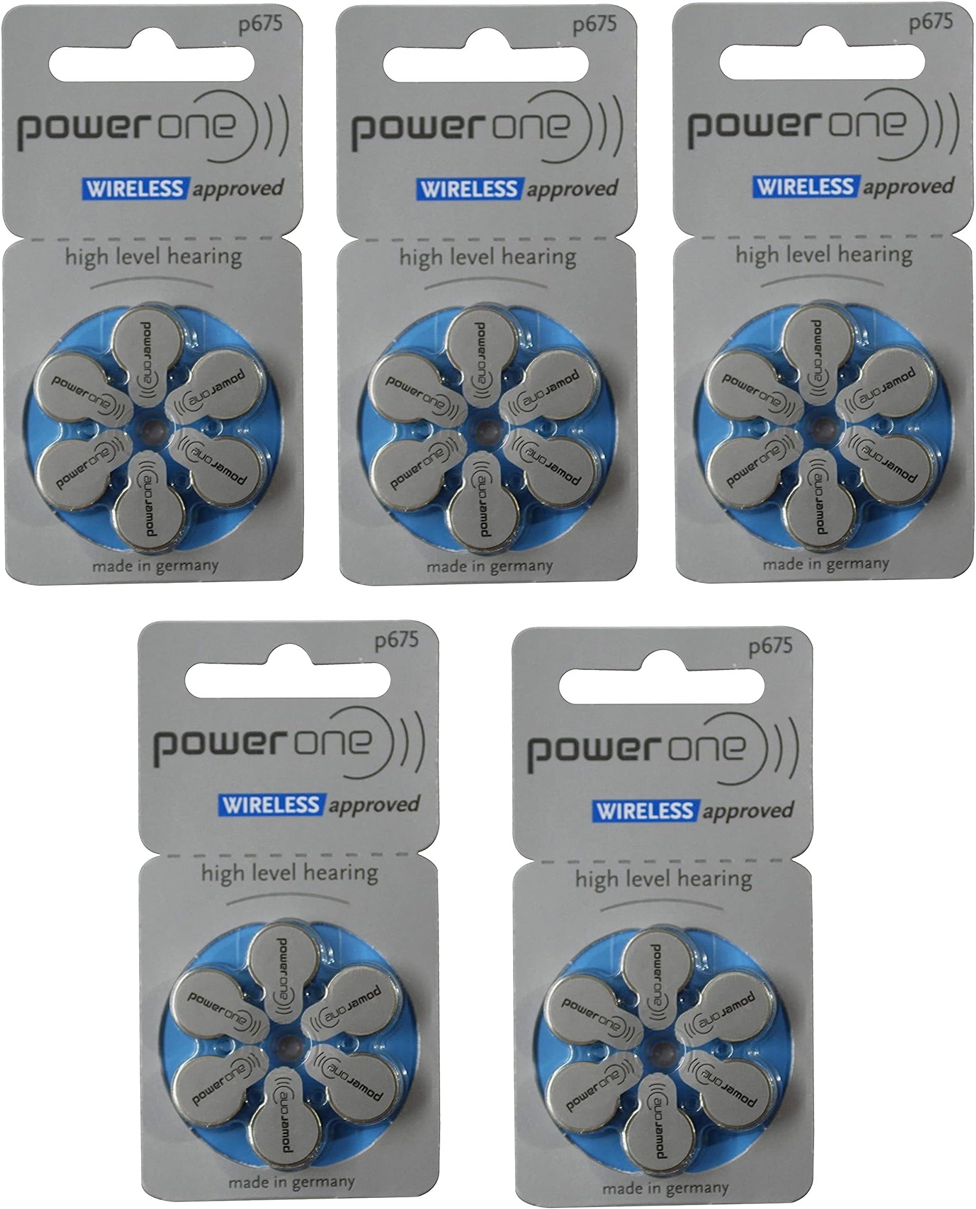 Power One Hearing Aid Battery Size 675, 60 Pcs : Amazon.in: Electronics