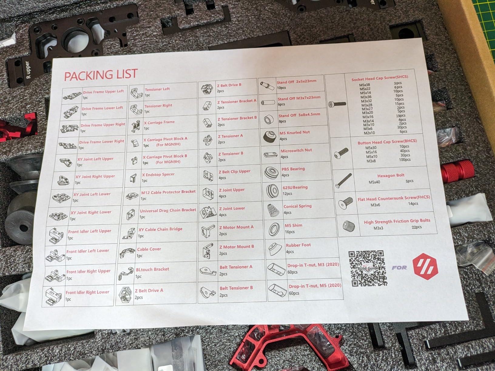 Amazon.com: Upgrade DIY 3D Printer Part CHAOTICLAB Voron 2.4 CNC Parts ...