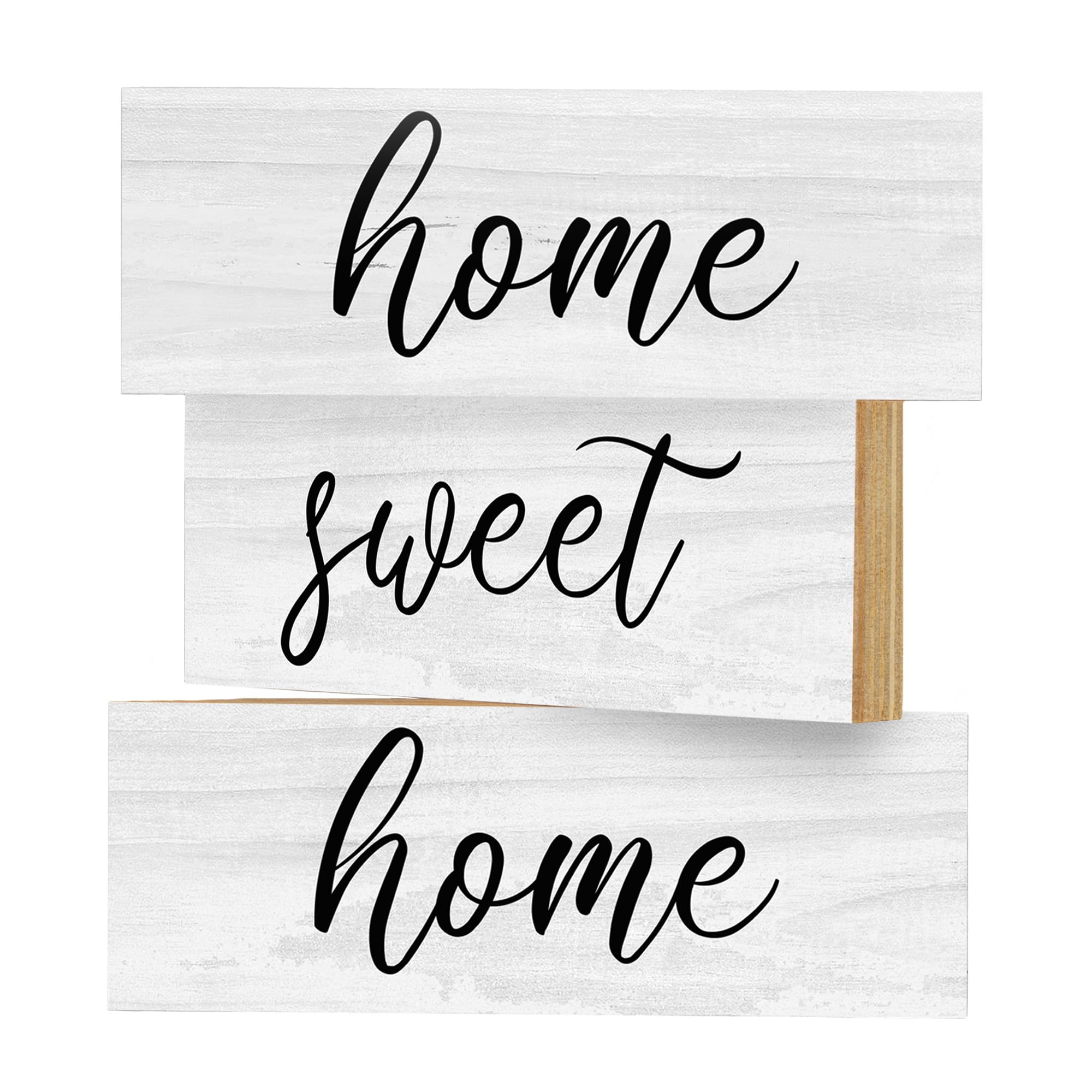 Amazon.com: JennyGems Home Sweet Home Wooden Block Signs Set of 3 ...