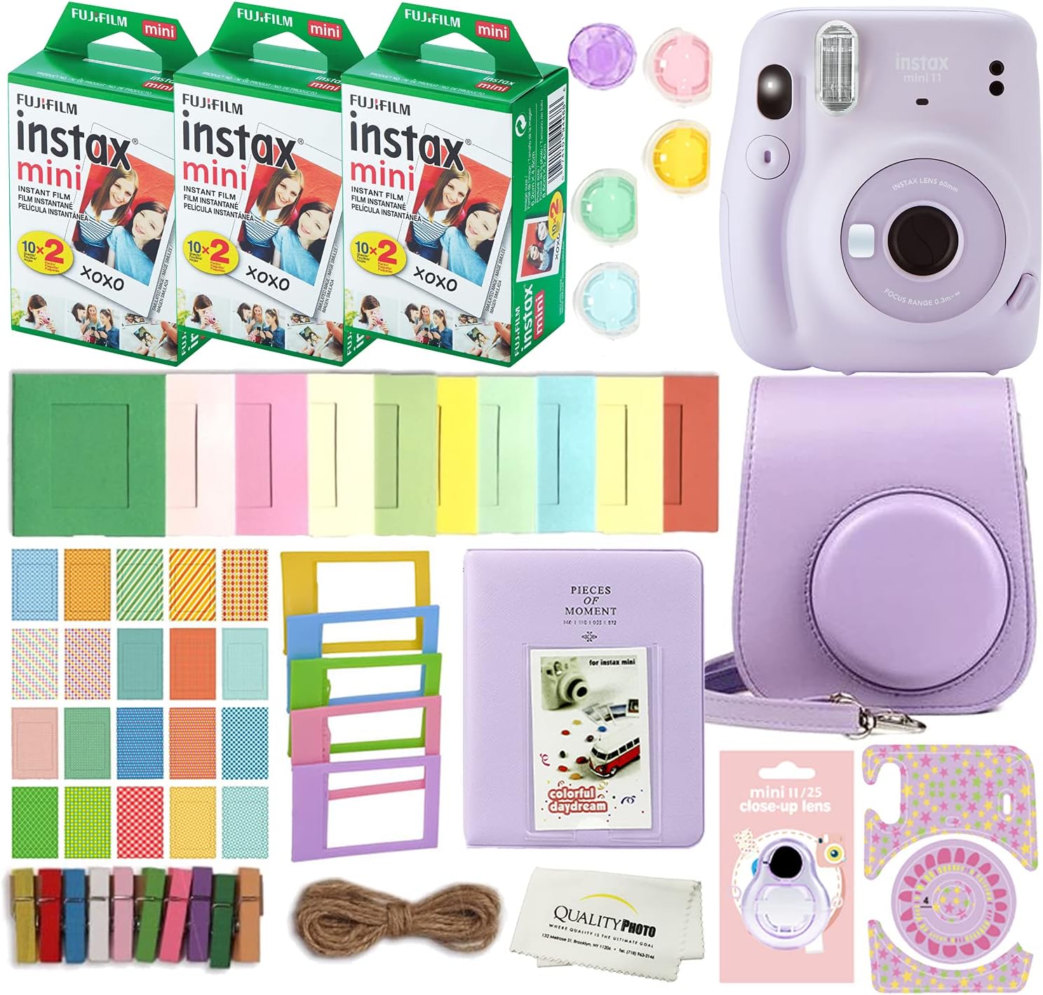 Amazon.com : Fujifilm Instax Mini 11 Instant Camera with Case, 60 Fuji ...
