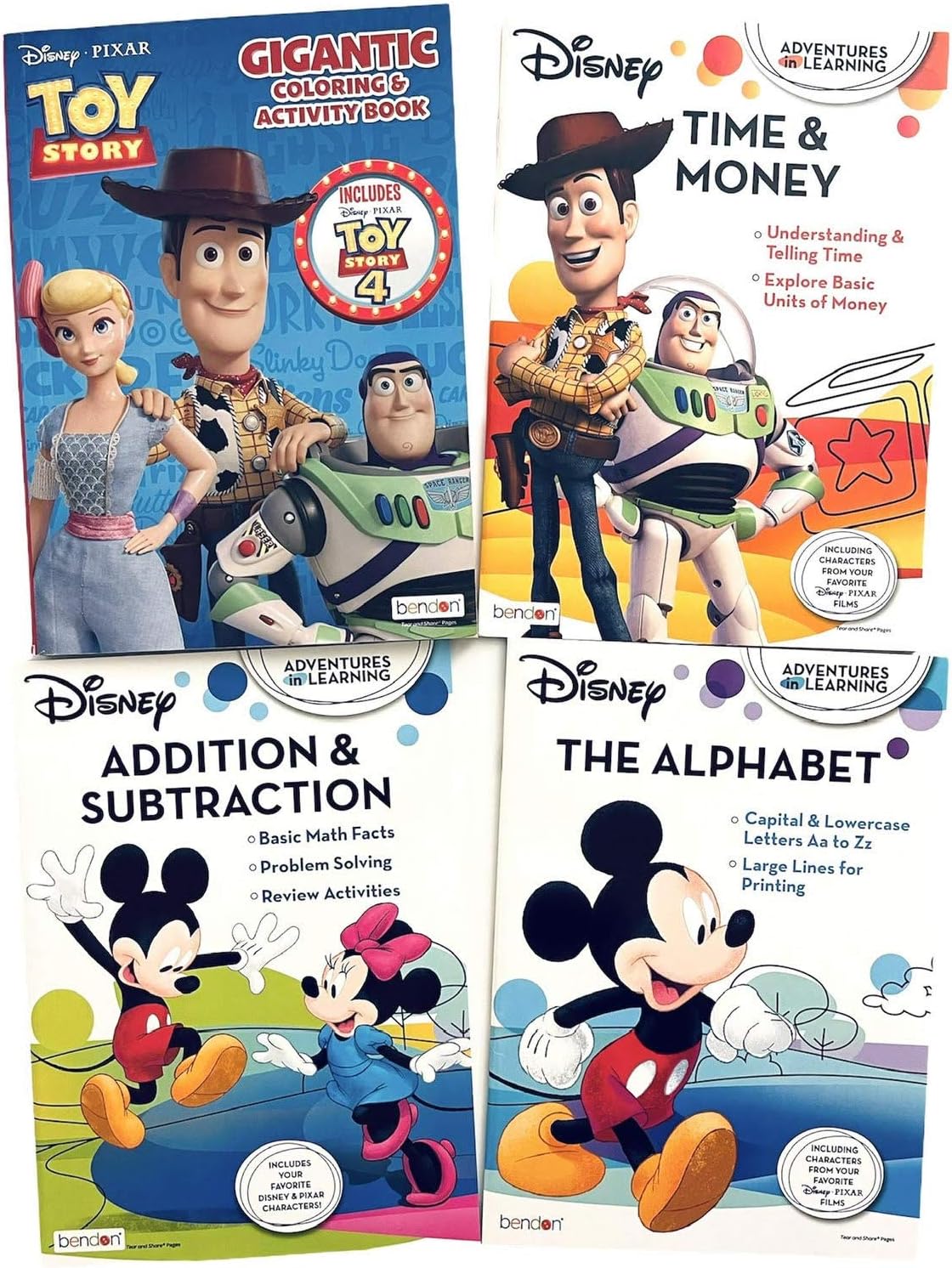 Amazon.com: Disney Pixar Toy Story, Time & Money, Addition ...